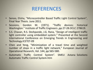 Density based traffic signal control using microcontroller | PPTX
