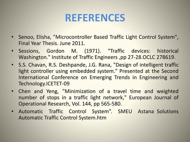 Density based traffic signal control using microcontroller | PPTX | Computer Peripherals | Computing