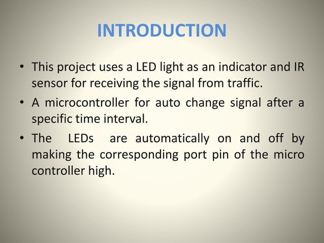 Density based traffic signal control using microcontroller | PPTX | Computer Peripherals | Computing