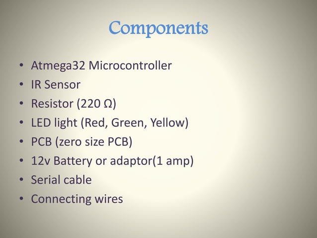 Density Based Traffic Signal Control Using Microcontroller Pptx Computer Peripherals Computing