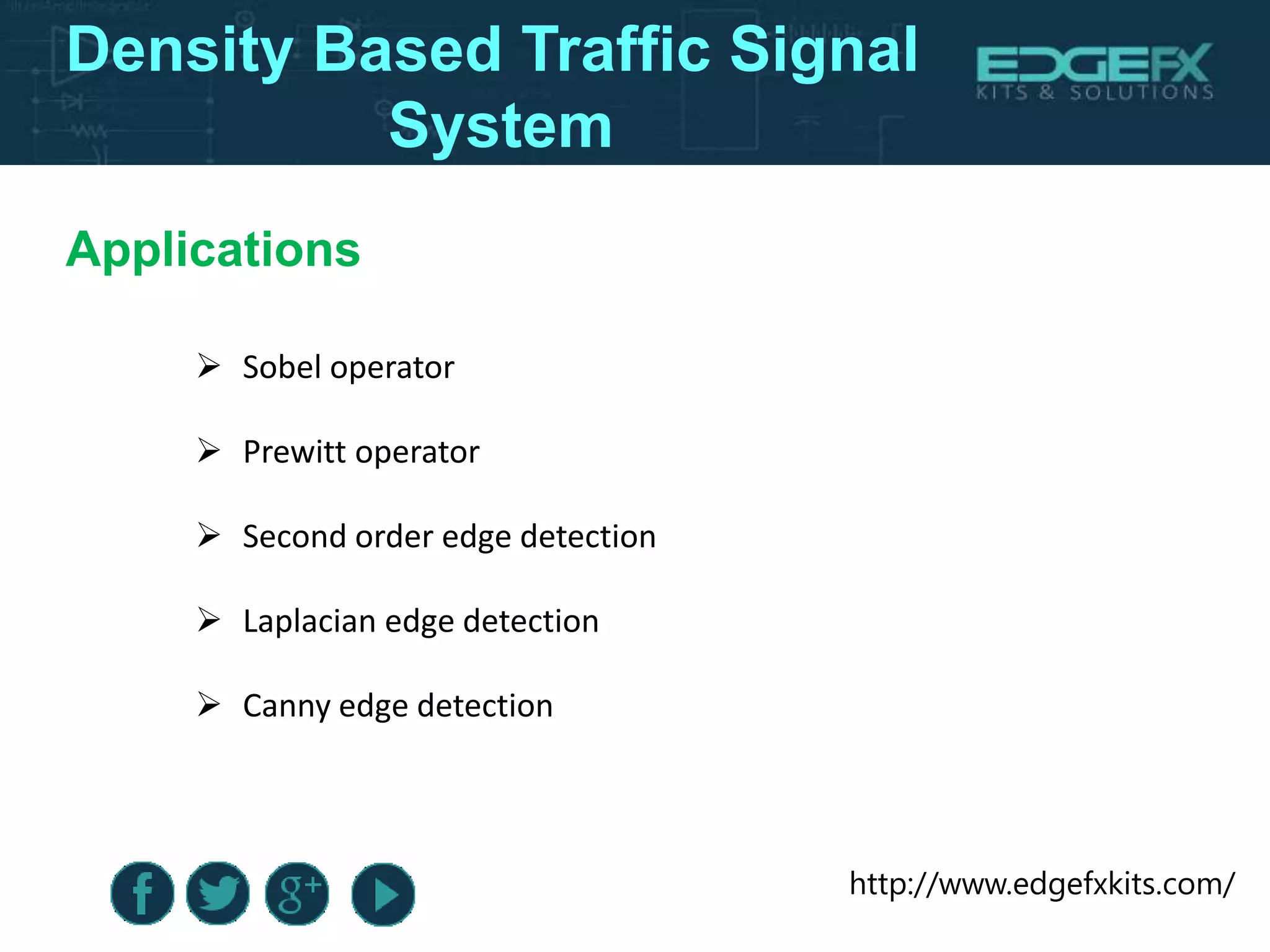 Density based traffic signal system | PPTX