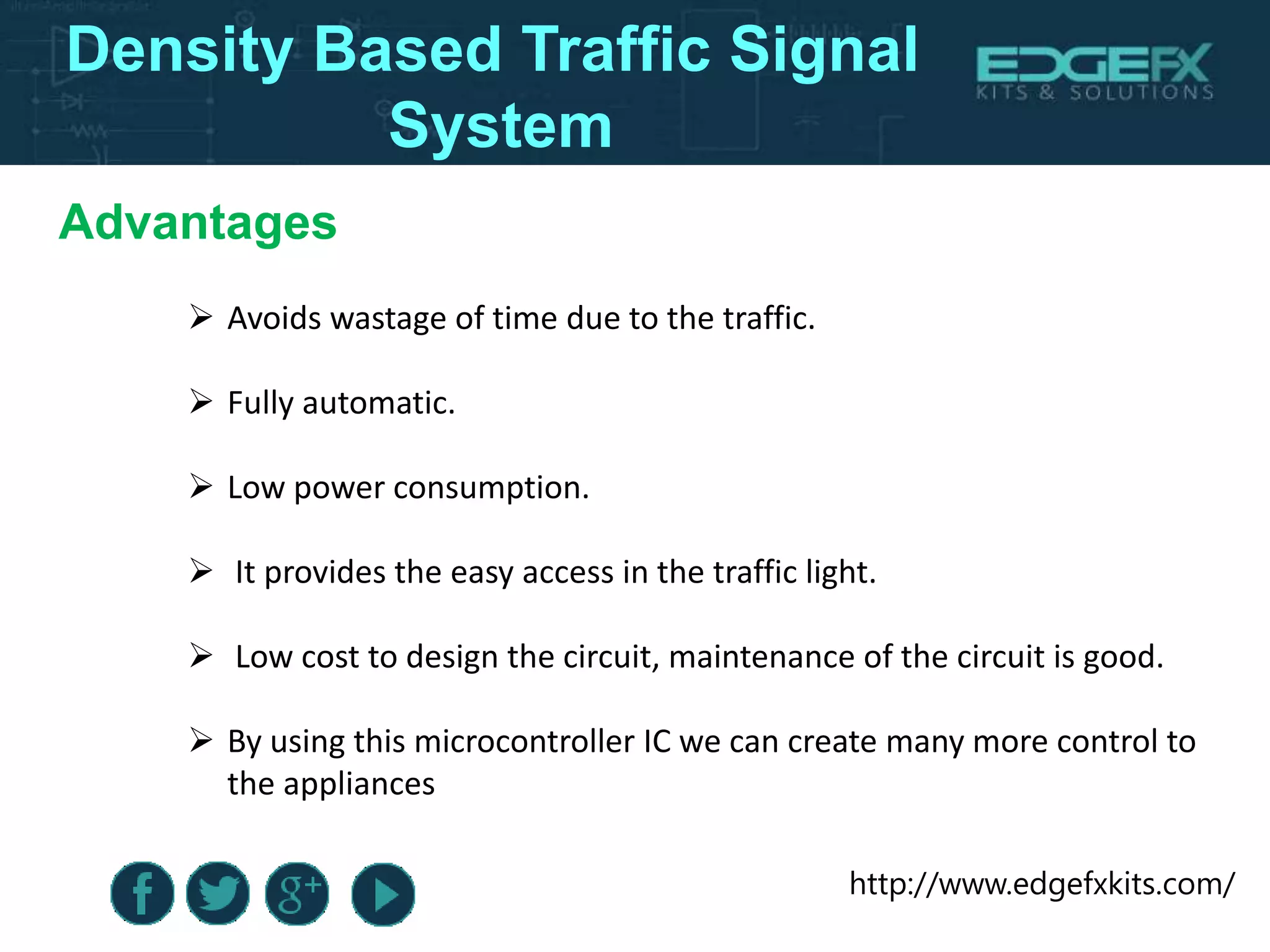 Density based traffic signal system | PPTX