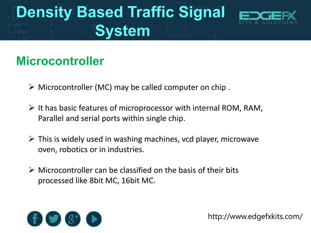 Density based traffic signal system | PPTX