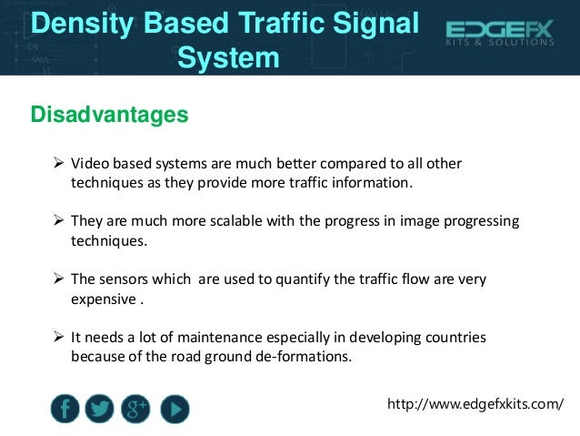 Density based traffic signal system Density based traffic signal system