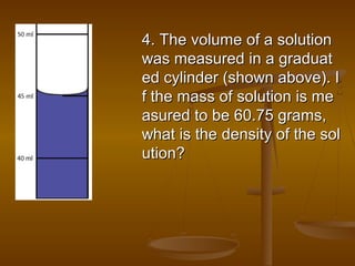Density(bpp) | PPT | Chemistry | Science