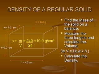 Density(bpp) | PPT | Chemistry | Science