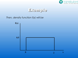 Density Function | Statistics | PPT