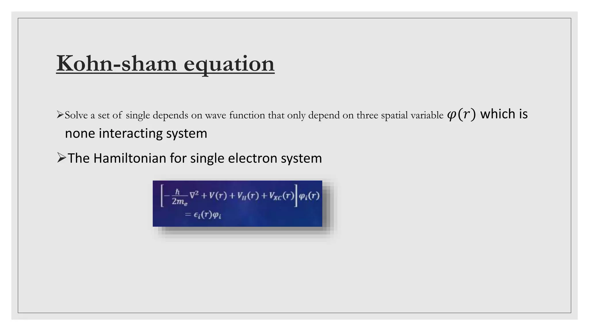 Density Functional Theory Pptx