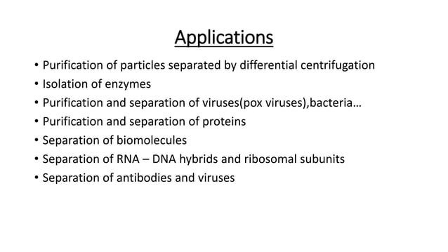 Density Gradient Centrifugation Pptx Chemistry Science