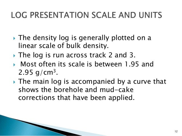 Density log