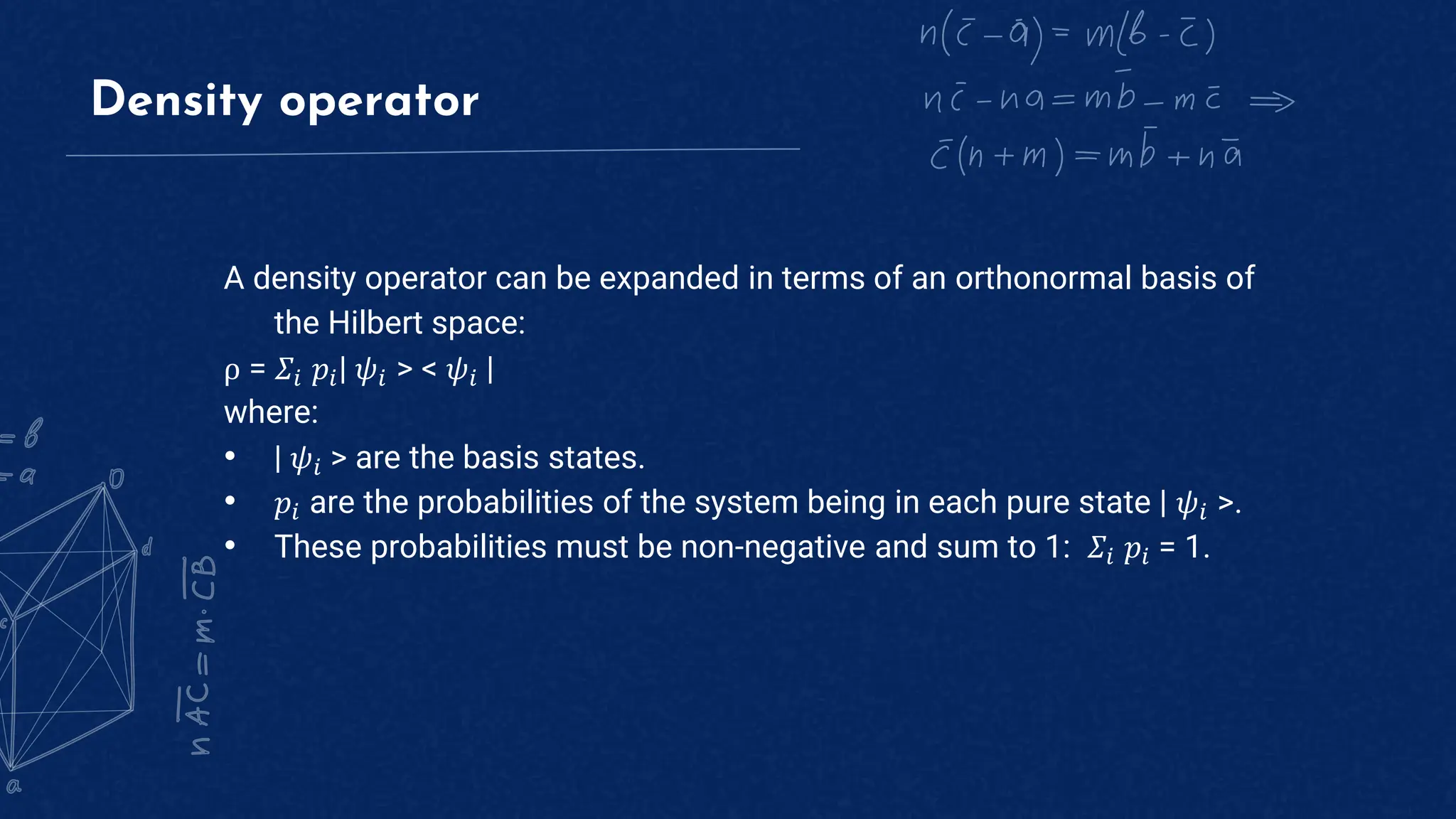 Density Matrix - Quantum and statistical mechanics | PPTX