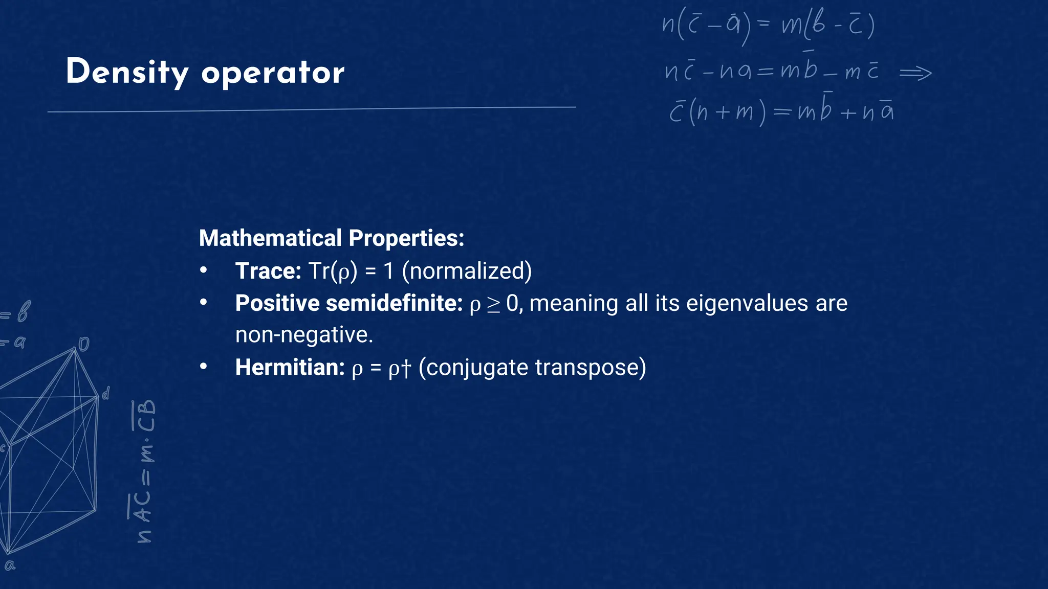 Density Matrix - Quantum and statistical mechanics | PPTX