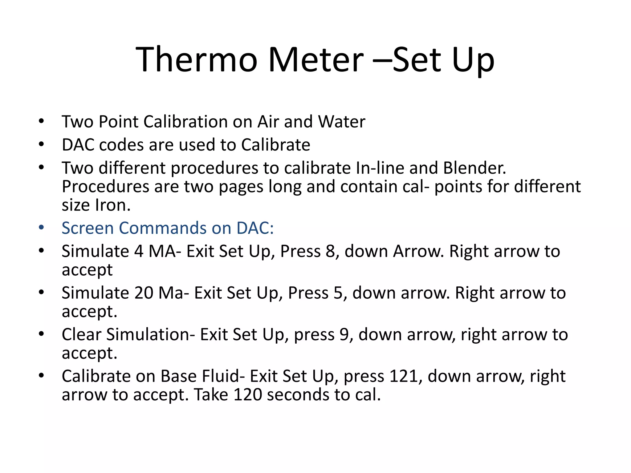Density meter calibration | PPTX