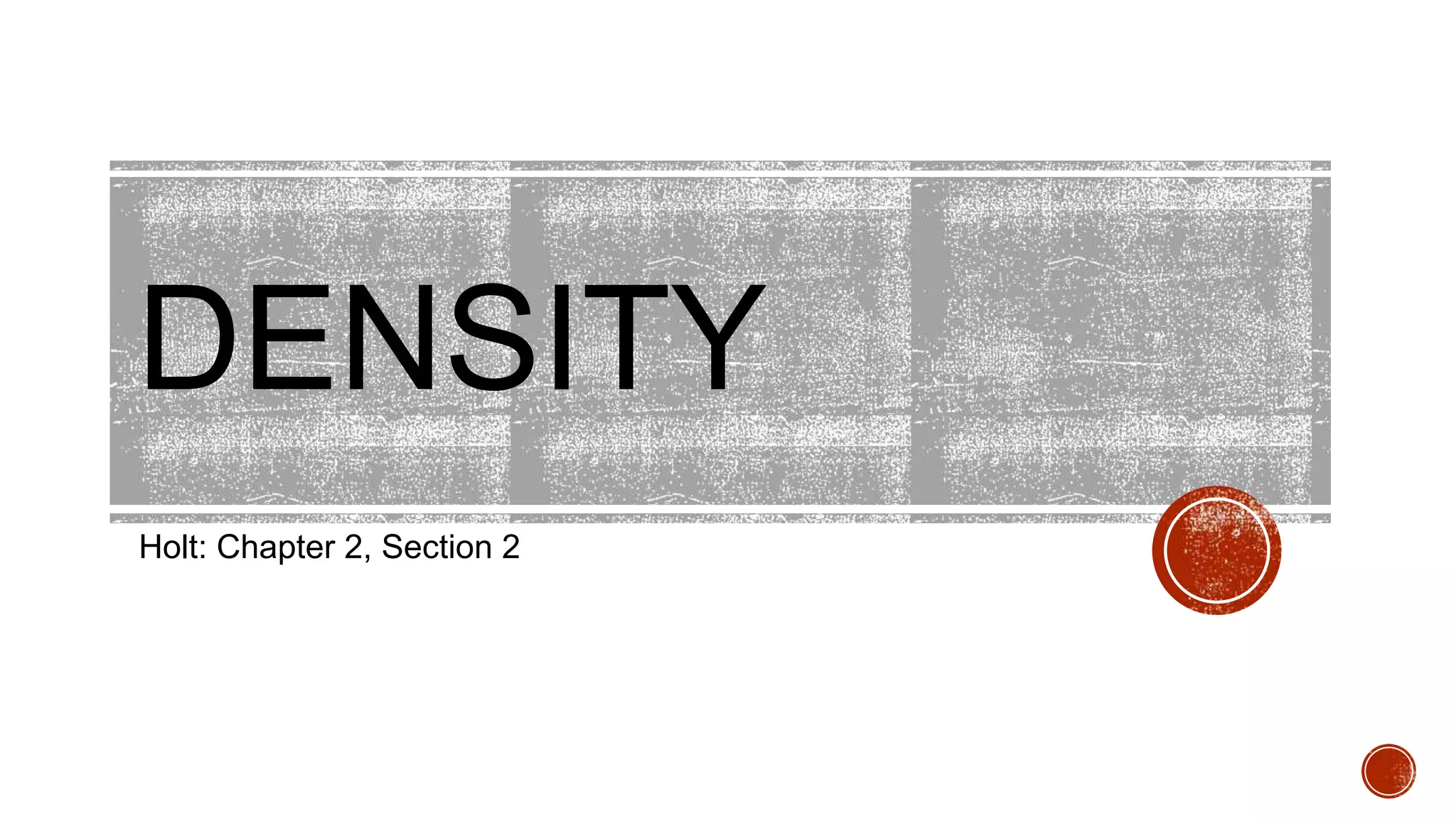 Density notes | PPT