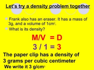 Metric Mania Density | PPT