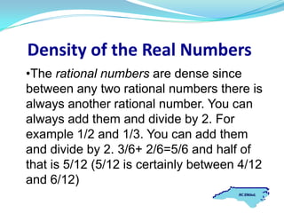 Densityof numberline | PPTX