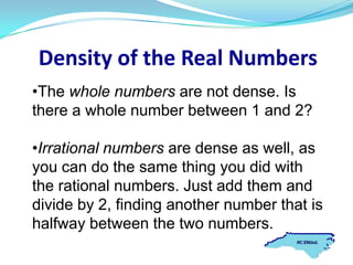 Densityof numberline | PPTX