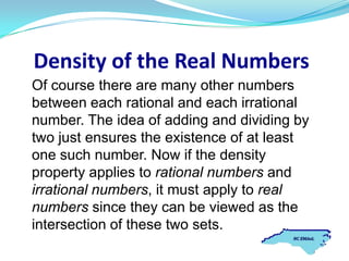 Densityof numberline | PPTX