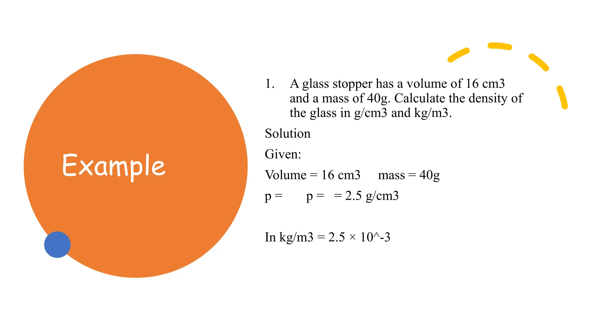 density powerpoint correct for students. | PPTX