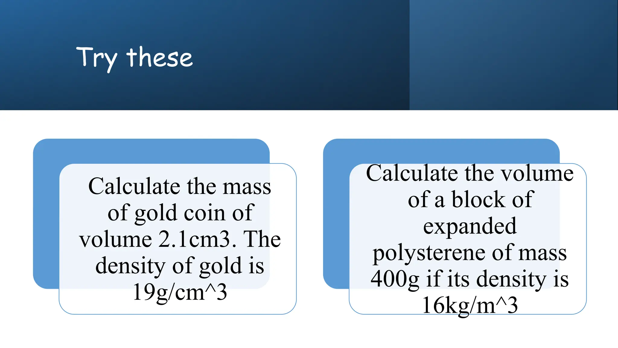 density powerpoint correct for students. | PPTX