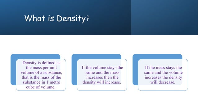 density powerpoint correct for students. | PPTX