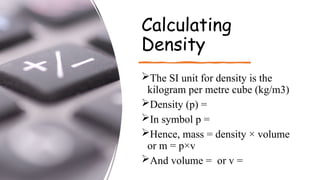 density powerpoint correct for students. | PPT