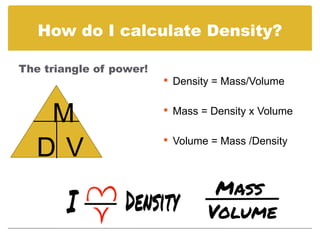 Density Mass and Liquid Volume Calculations | PPTX