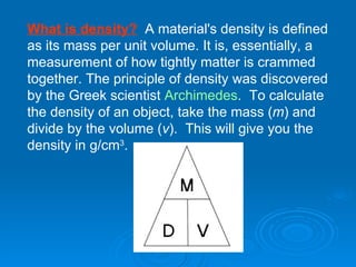Density Ppt | PPT