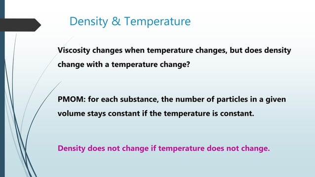 Density & temp | PPTX