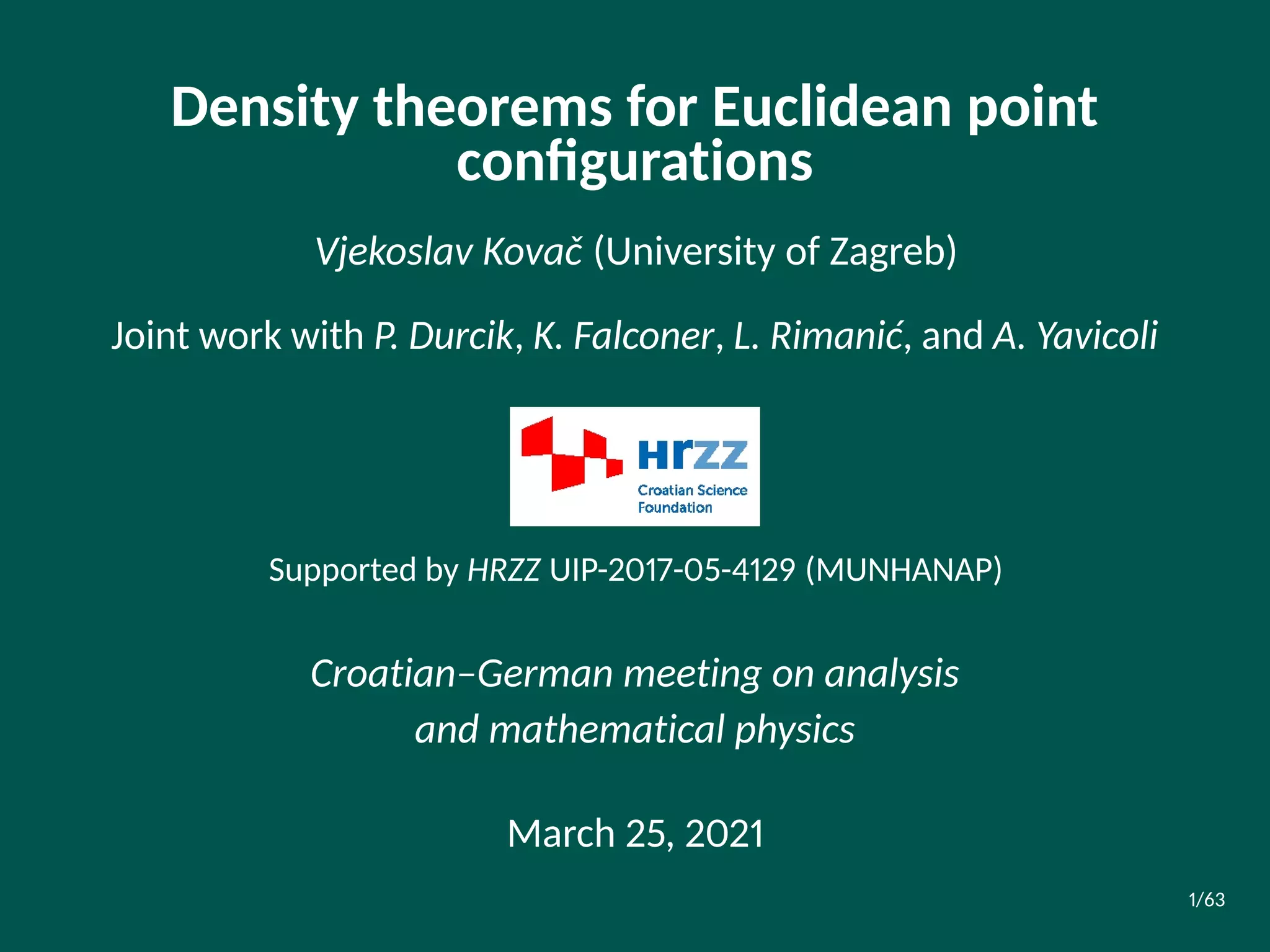 Density Theorems For Euclidean Point Configurations Pdf