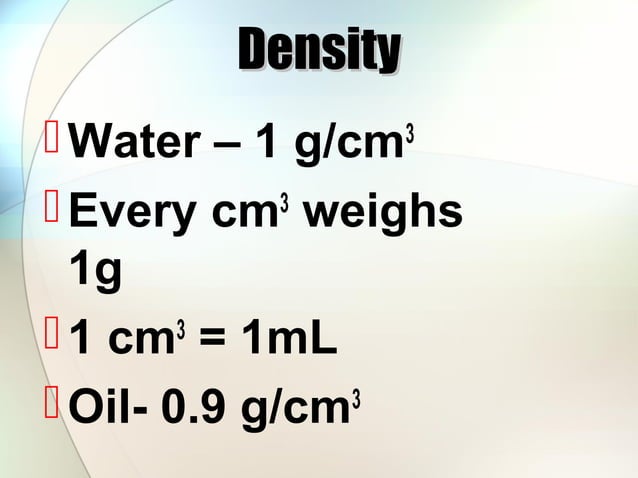 Density | PPT
