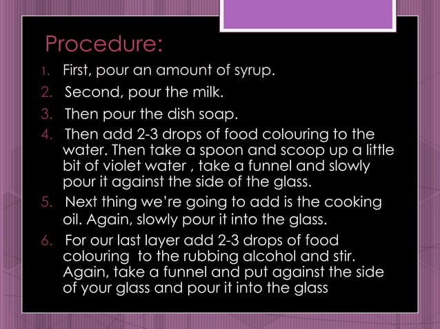 Density tower | PPTX | Physics | Science