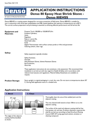 Denso 80 ehss | PDF