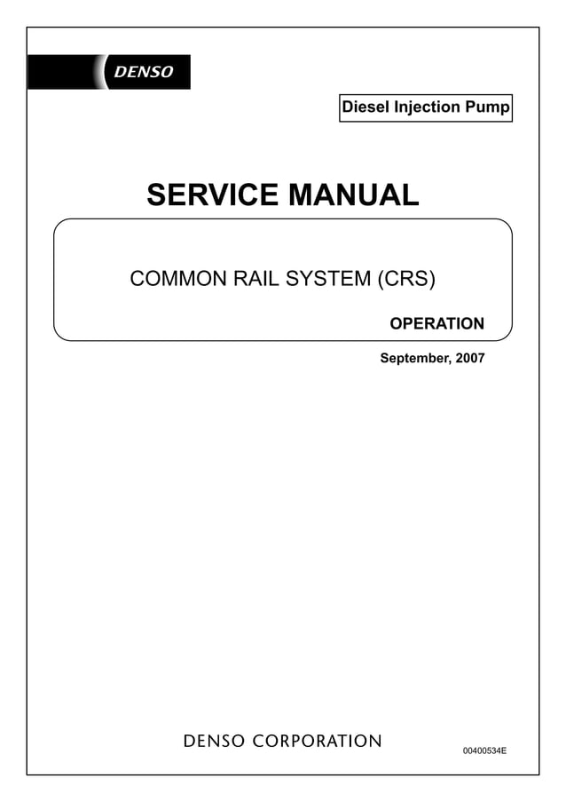 Denso hp-3 servis manual | PDF