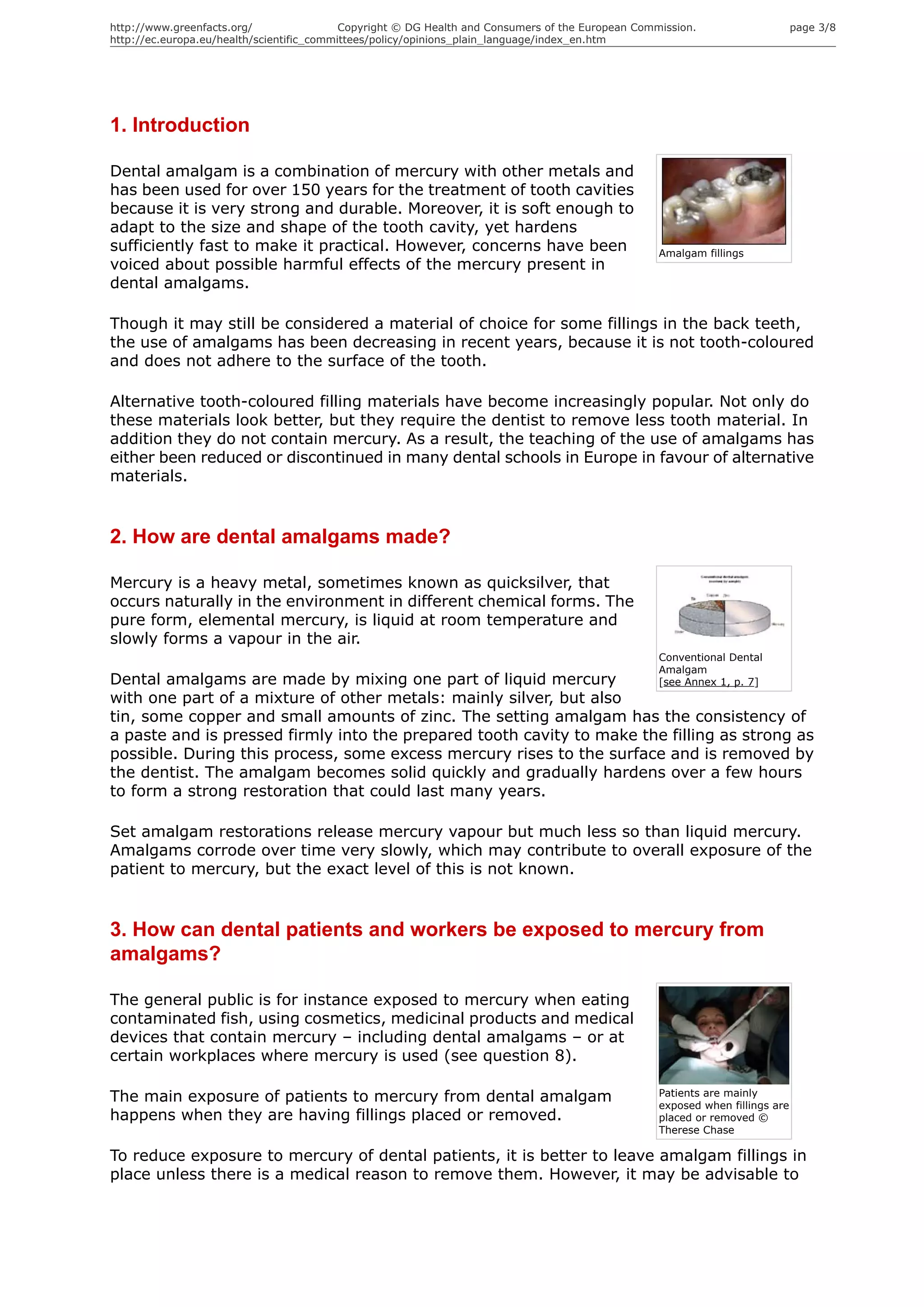 Tooth filling materials | PDF