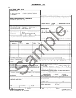 Dental Claim Form | PDF
