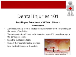 Dental Injuries 101 by Nicole Breton,RDH | PPT