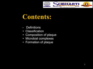 Dental-Plaque-1-202110221511350.pptx | Dental Health | Diseases and ...