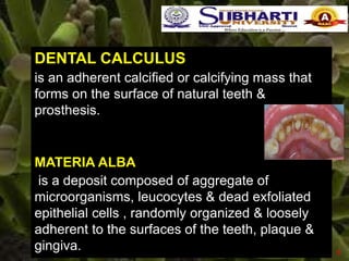 Dental-Plaque-1-202110221511350.pptx | Dental Health | Diseases and ...