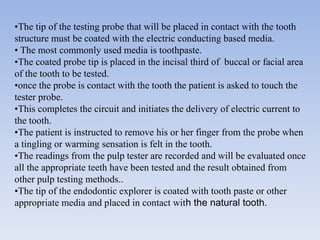 Dental pulp status | PPT