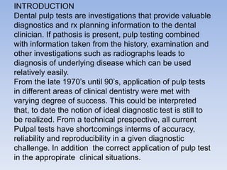 Dental pulp status | PPT
