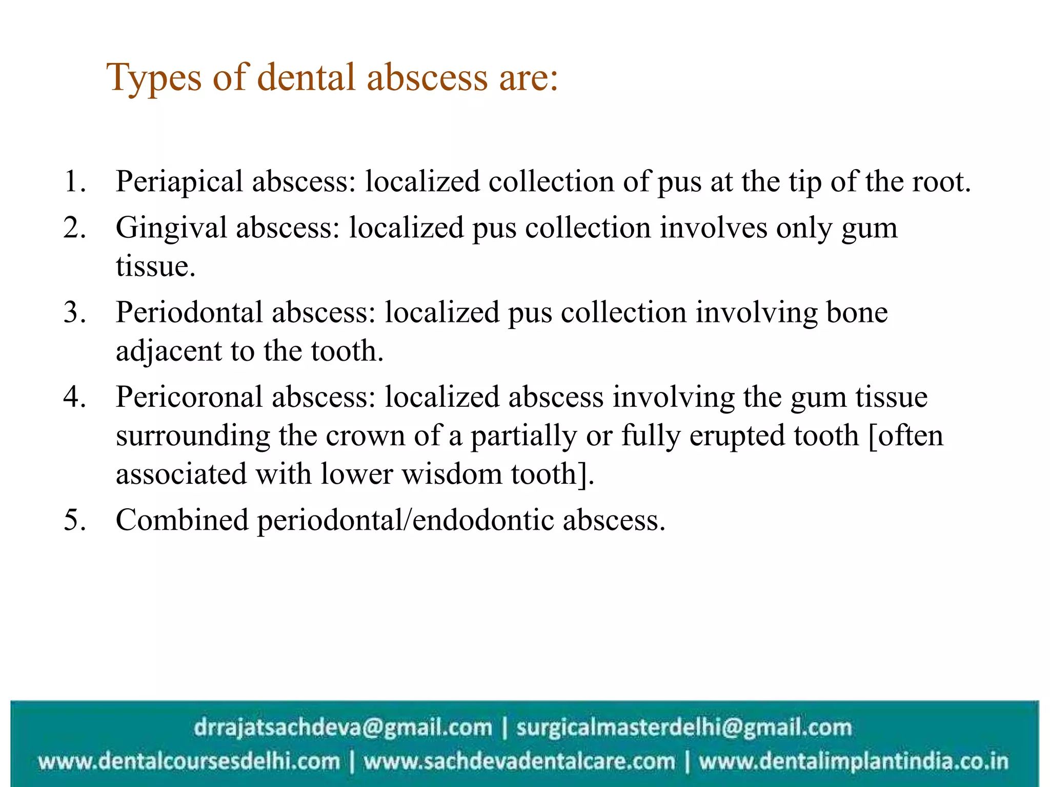 Dental Abscess | PPTX