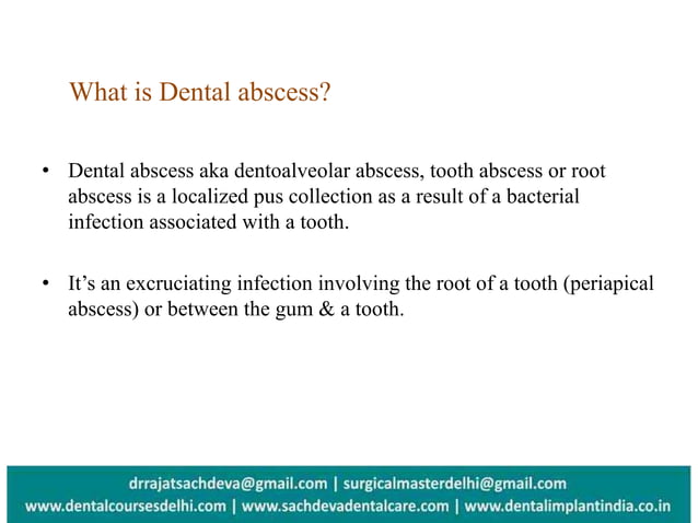 Dental Abscess | PPTX