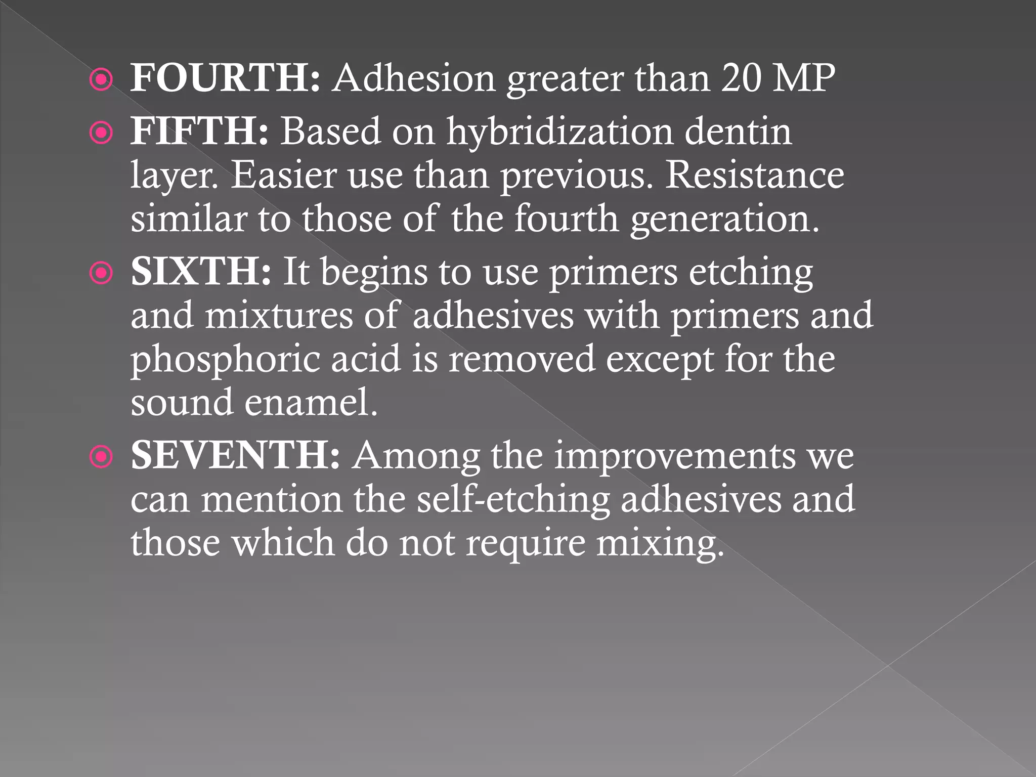 Dental adhesives | PDF