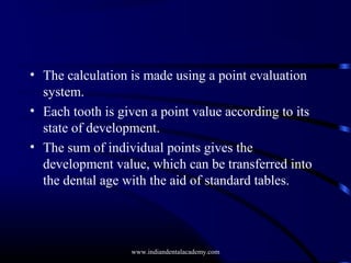 Dental age | PPT