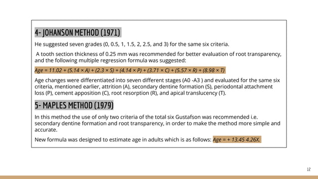 DENTAL AGE ESTIMATION.pptx | Oral care | Personal Care