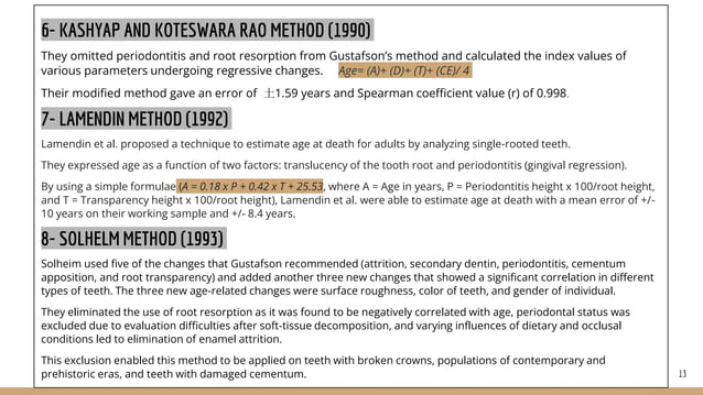 DENTAL AGE ESTIMATION.pptx | Oral care | Personal Care