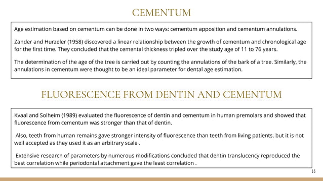 DENTAL AGE ESTIMATION.pptx | Oral care | Personal Care