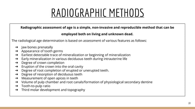 DENTAL AGE ESTIMATION.pptx | Oral care | Personal Care