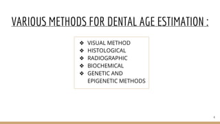 DENTAL AGE ESTIMATION.pptx
